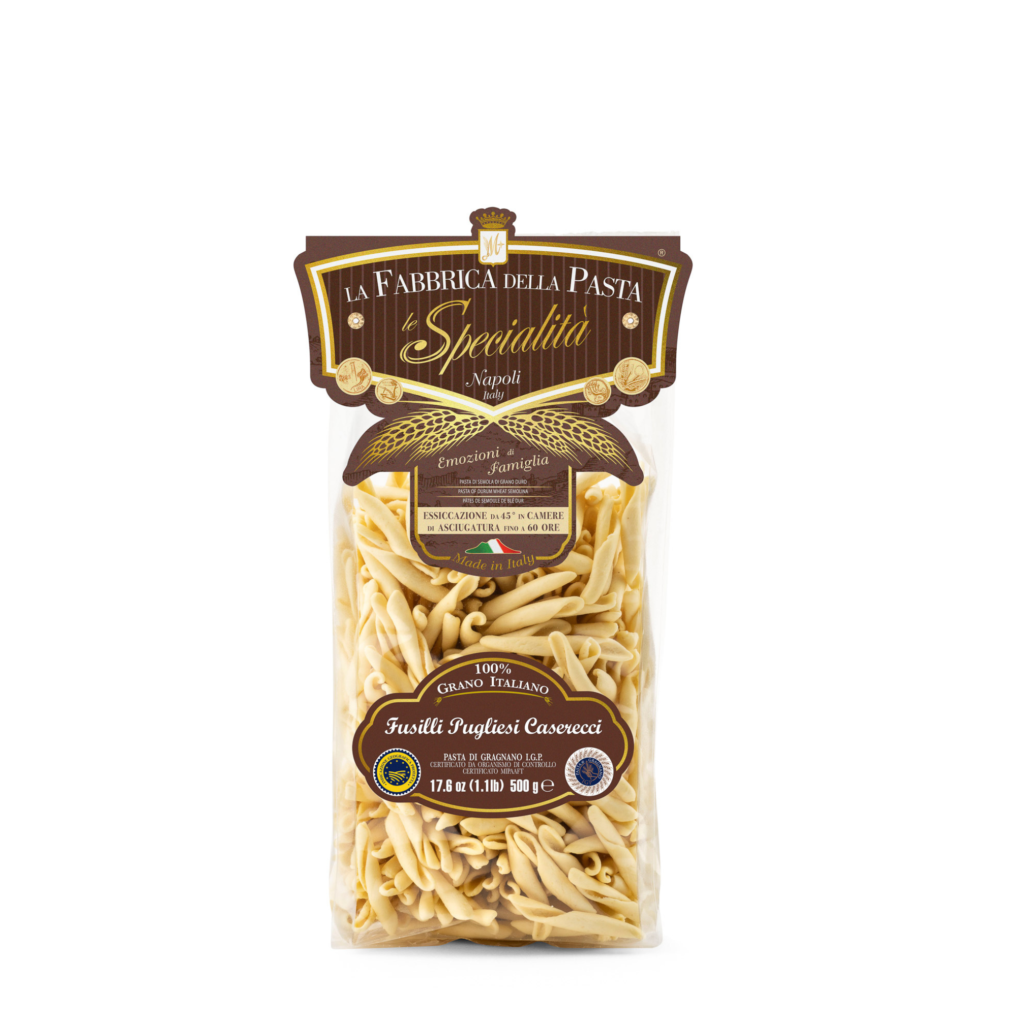 Fusilli Pugliesi Caserecci – La Fabbrica della Pasta di Gragnano